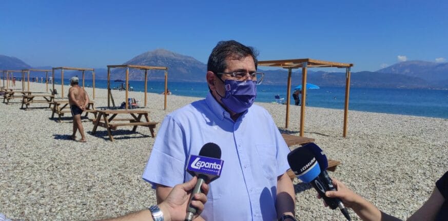 Πάτρα: Αυτοψία των εργασιών στην Πλαζ από τον Δήμαρχο Κώστα Πελετίδη ...