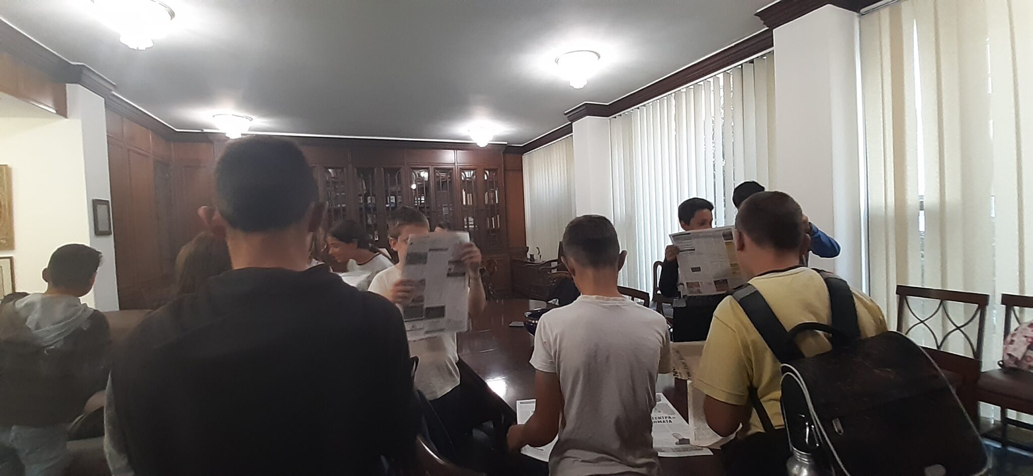 Εγιναν για λίγο δημοσιογράφοι - Μαθητές στις εγκαταστάσεις της ...