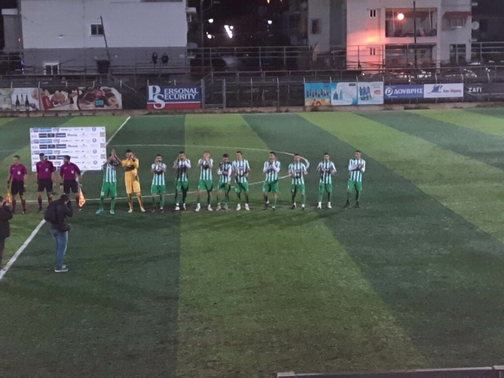 Το Πάτραι άνοιξε το σκορ στο 1΄ (ημίχ.)