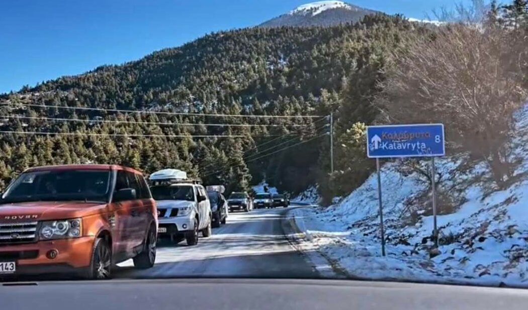 Χιονοδρομικό Καλαβρύτων: Εσπασε όλα τα ρεκόρ με ουρές χιλιομέτρων από ...