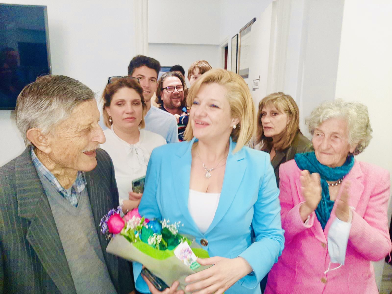 Διονυσία-Θεοδώρα Αυγερινοπούλου: Πανηγυρισμοί και ευχές για την ...