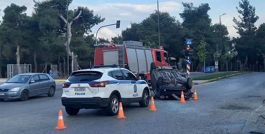 Τροχαίο στη Λεωφόρο Μαραθώνος: ΒΙΝΤΕΟ ΝΤΟΚΟΥΜΕΝΤΟ από τη στιγμή που ...