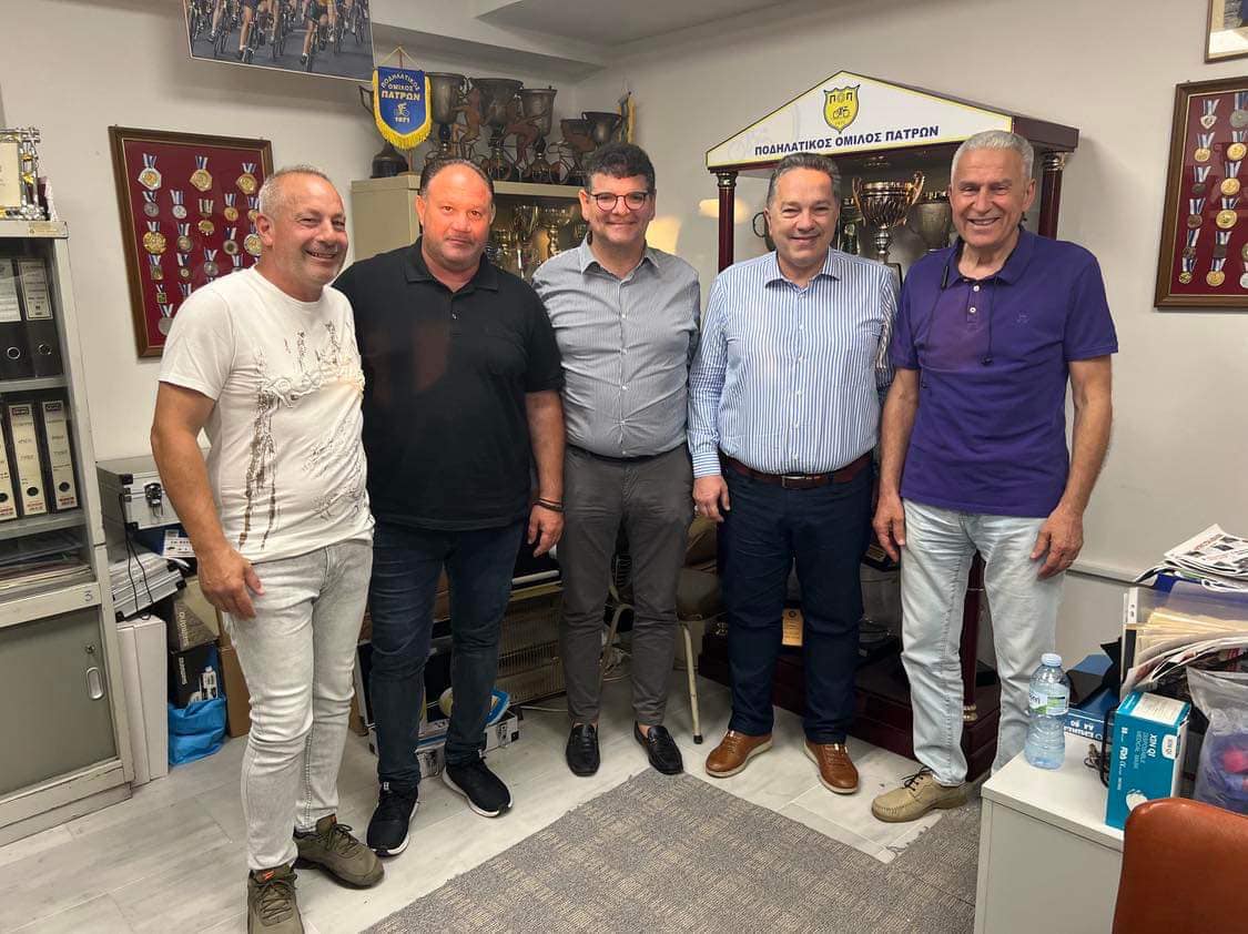 Ο Κώστας Σβόλης στον Ποδηλατικό Ομιλο - Αίτημα για κλειστό γήπεδο ...
