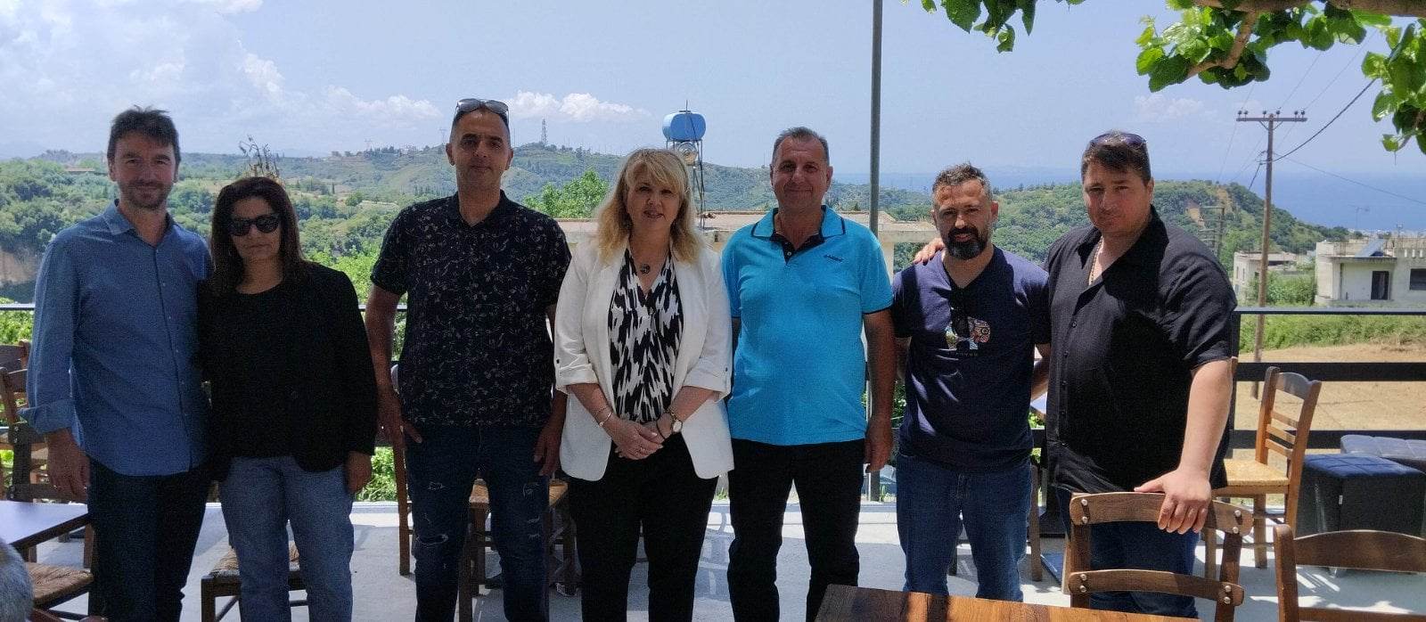 Πάτρα: Στη Βούντενη η Αννα Μαστοράκου - ΦΩΤΟ