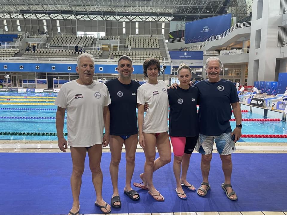 Έντεκα μετάλλια οι κολυμβητές του ΝΟΠ στο πανελλήνιο masters