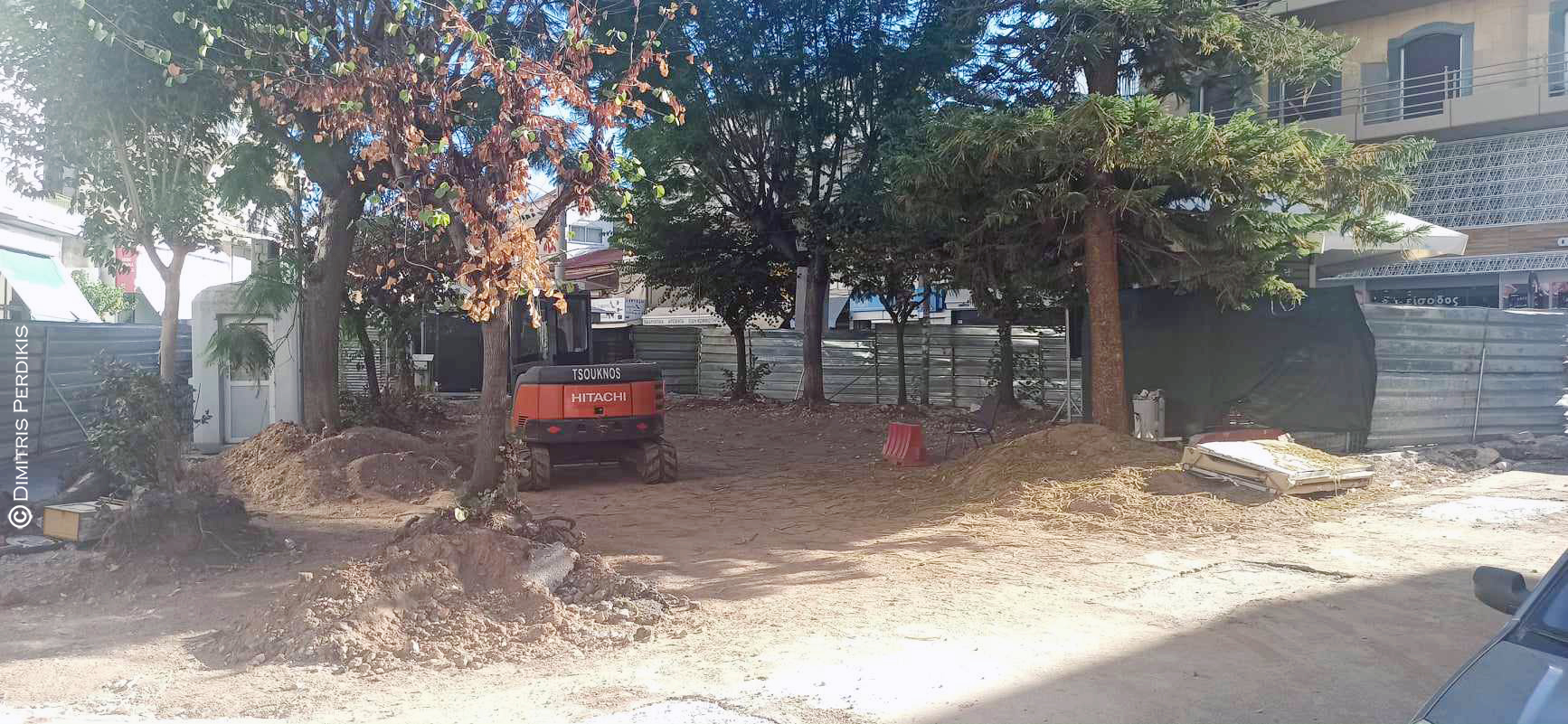 Αίγιο: Μπήκαν οι μπουλντόζες στην Τρίγωνη Πλατεία - Πότε θα ολοκληρωθεί ...