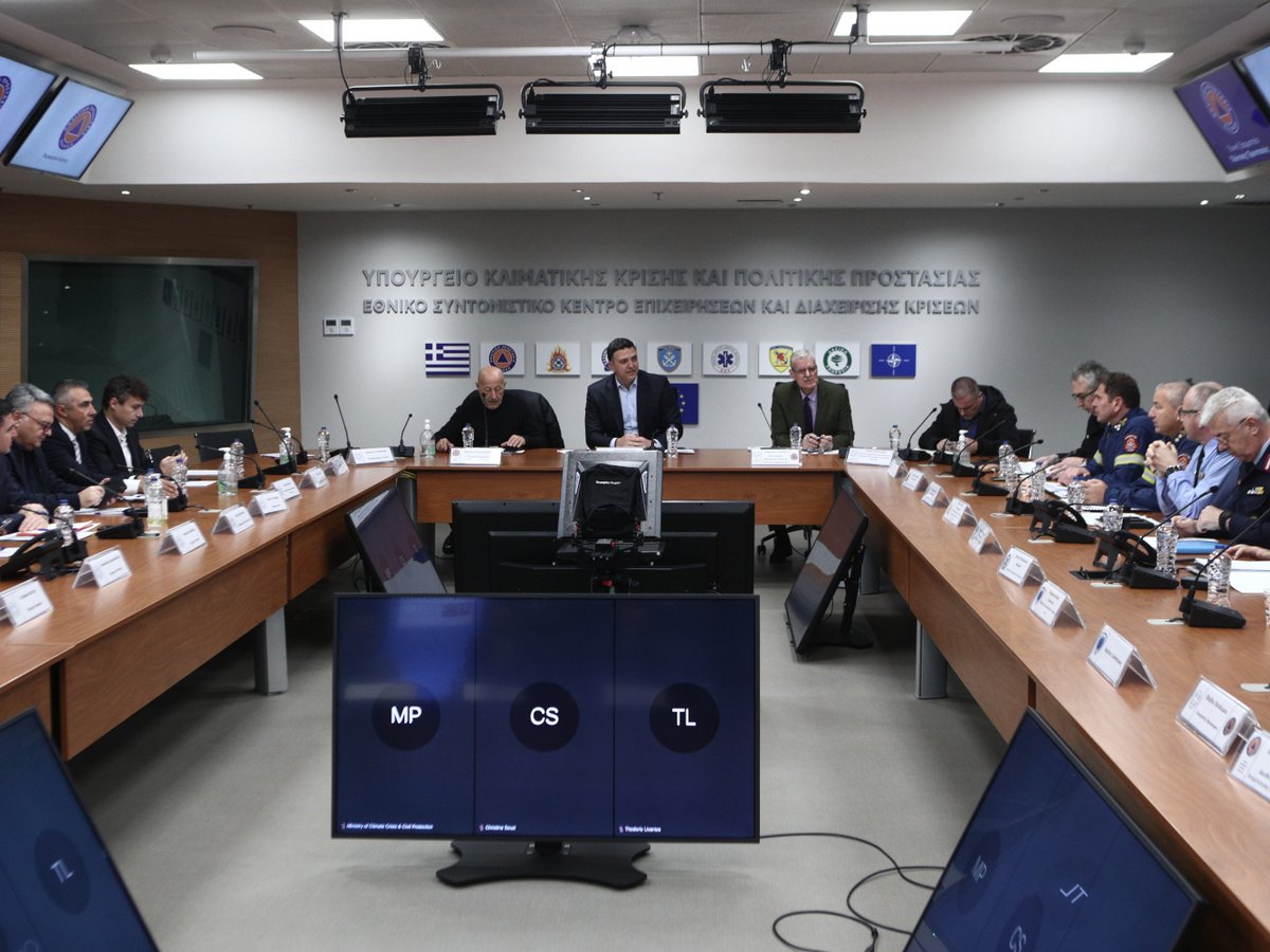 Σύσκεψη Κικίλια με Χαρδαλιά για την αντιμετώπιση έντονων καιρικών ...