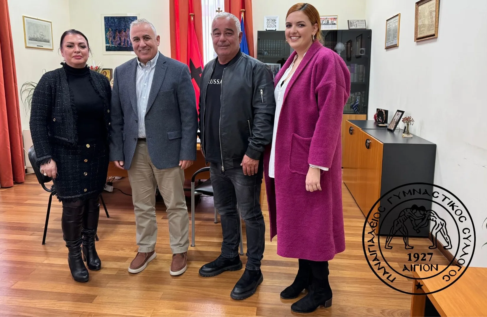 Παναιγιάλειος: Συνάντηση Δημάρχου με τη Μαρία Μπούκα